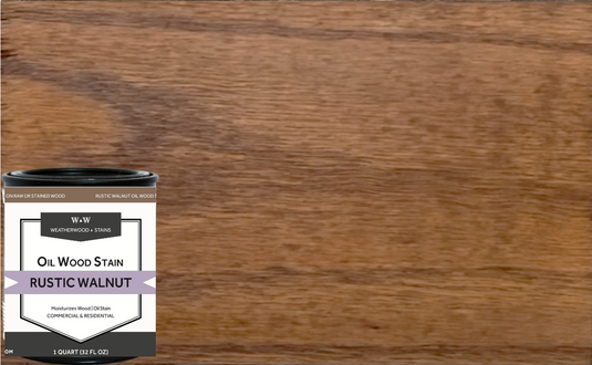 RUSTIC WALNUT: OIL WOOD STAIN – Weatherwood Stains